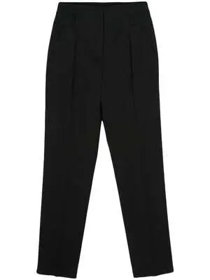 Max Mara Celtico Pleat-detail Trousers - Black