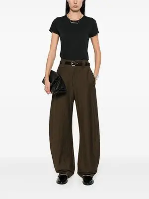 THE ROW Tori Cotton T-shirt - Black