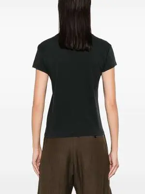 THE ROW Tori Cotton T-shirt - Black