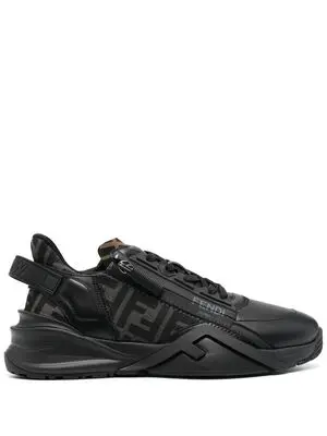 Fendi Flow Low-top Sneakers - Black