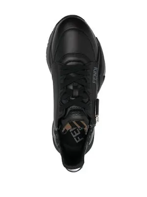 Fendi Flow Low-top Sneakers - Black