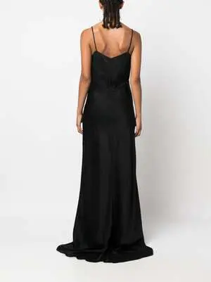 Max Mara Satin Slip Maxi Dress