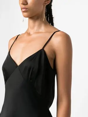 Max Mara Satin Slip Maxi Dress