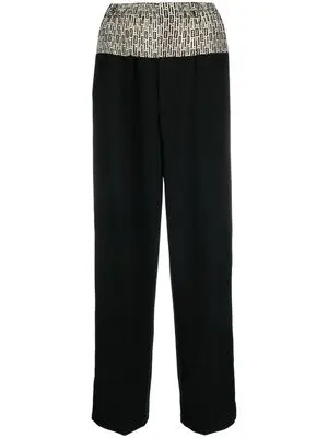 Fendi Logo-print Tailored Trousers