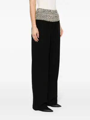 Fendi Logo-print Tailored Trousers
