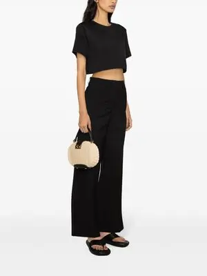 Max Mara Logo-print Cropped T-shirt