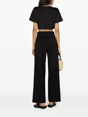 Max Mara Logo-print Cropped T-shirt