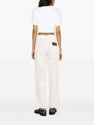 Max Mara Logo-print Cropped T-shirt