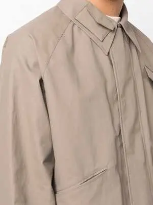 Fendi Asymmetric-hem Shirt Jacket
