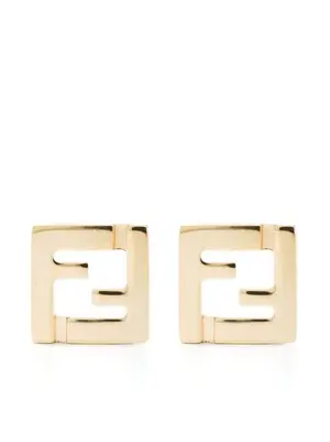 Fendi Gold Tone Earrings