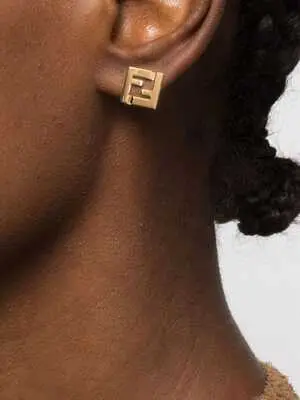 Fendi Ff Stud Earrings