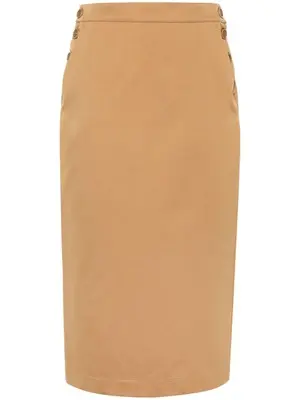 Max Mara Cresta Cotton Pencil Skirt