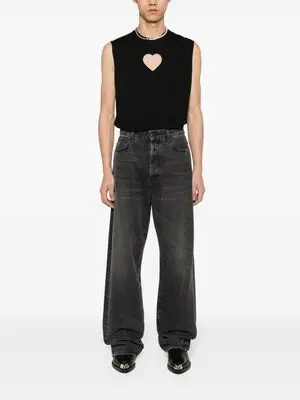 Dsquared2 Rhinestone-logo Cotton Top