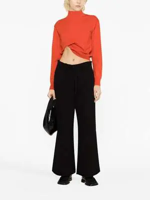 THE ROW Calsito Wide-leg Cotton Trousers