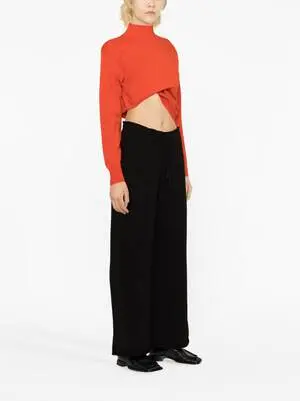 THE ROW Calsito Wide-leg Cotton Trousers