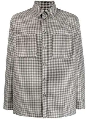 Fendi Houndstooth-check Reversible Jacket