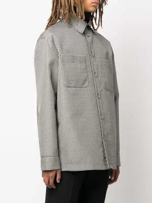 Fendi Houndstooth-check Reversible Jacket