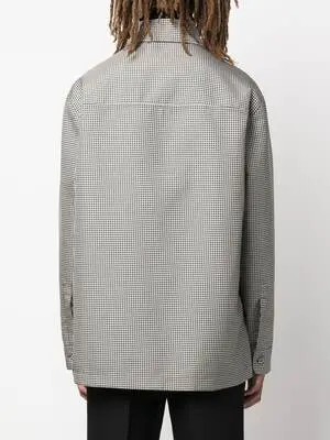 Fendi Houndstooth-check Reversible Jacket