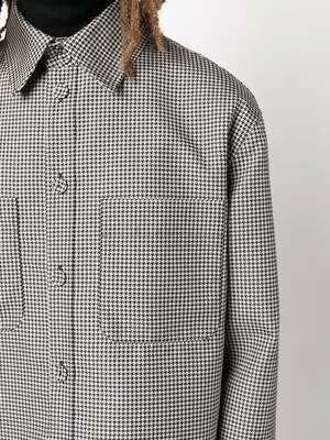 Fendi Houndstooth-check Reversible Jacket