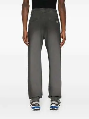Fendi Faded-effect Cotton Track Pants