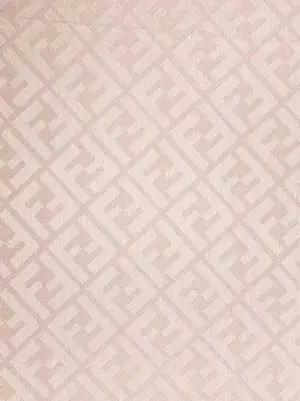 Fendi Monogram-pattern Print Scarf - Neutrals