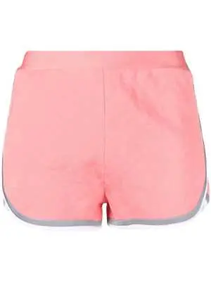 Fendi Striped Knitted Shorts - Pink