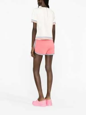 Fendi Striped Knitted Shorts