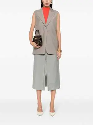 Fendi Mohair-wool Waistcoat - Brown
