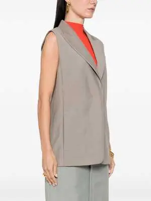 Fendi Mohair-wool Waistcoat - Brown