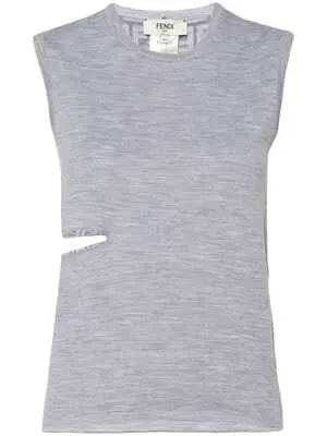 Fendi Ff-motif Tank Top