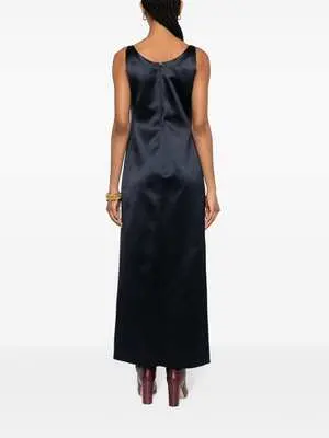 Fendi Gathered Silk Ankle-length Dress