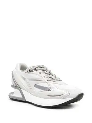 Fendi First 1 Leather Paneling Low-top Sneakers