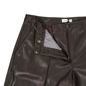 BLANCA VITA Faux Leather Shorts