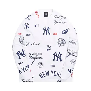 Kith For Major League Baseball New York Yankees All Over Long-sleeve Tee - White