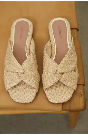 Nordstrom Twisted Vamp Slide Sandal