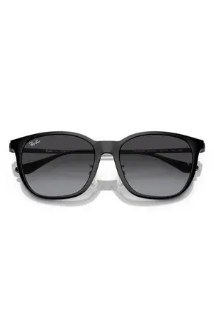 Ray-ban 55mm Square Sunglasses - Black