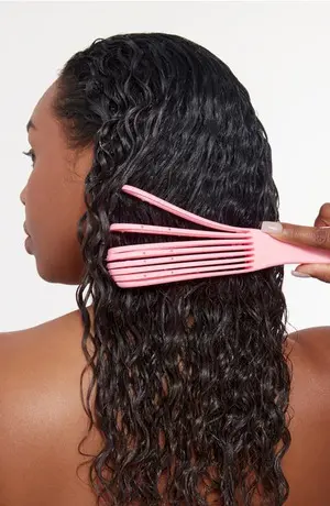 RIZOS CURLS Detangling Flexi Brush - Pink