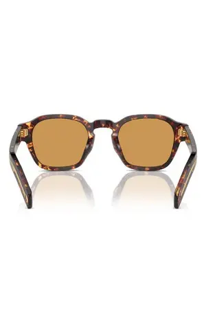 Prada 49mm Round Phantos Sunglasses