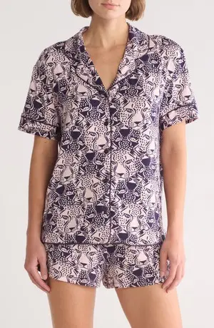 Honeydew Intimates All American Shortie Pajamas Elixir Cheetahs