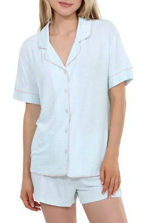 Honeydew Intimates All American Shortie Pajamas Meadow Gingham