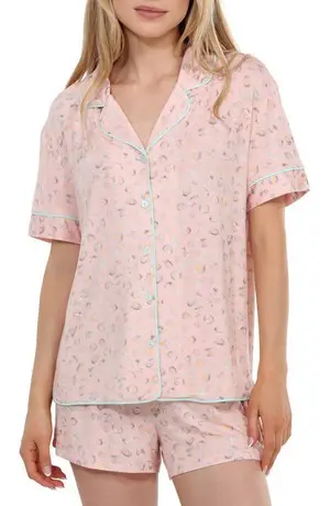 Honeydew Intimates All American Shortie Pajamas Sunkissed Leopard