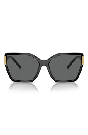 Tory Burch 58mm Square Sunglasses - Black
