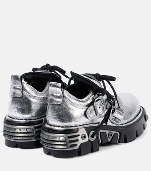 Rabanne X New Rock Embellished Leather Boots