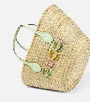 Gucci Straw Basket Bag