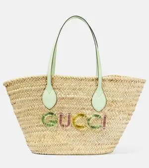 Gucci Straw Basket Bag