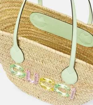 Gucci Straw Basket Bag