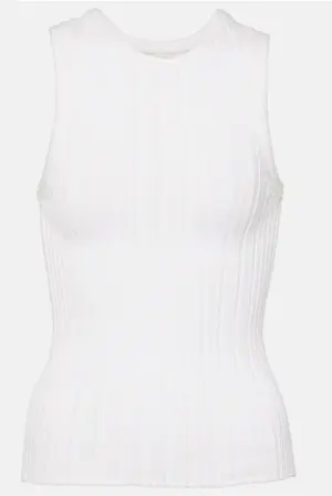 Khaite Manu Cotton-blend Tank Top
