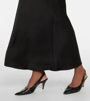Khaite Joely Satin Slip Dress