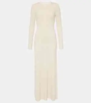 Valentino Garavani Silk Bouclé Maxi Dress