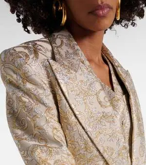 Stella McCartney Single-breasted Brocade Blazer